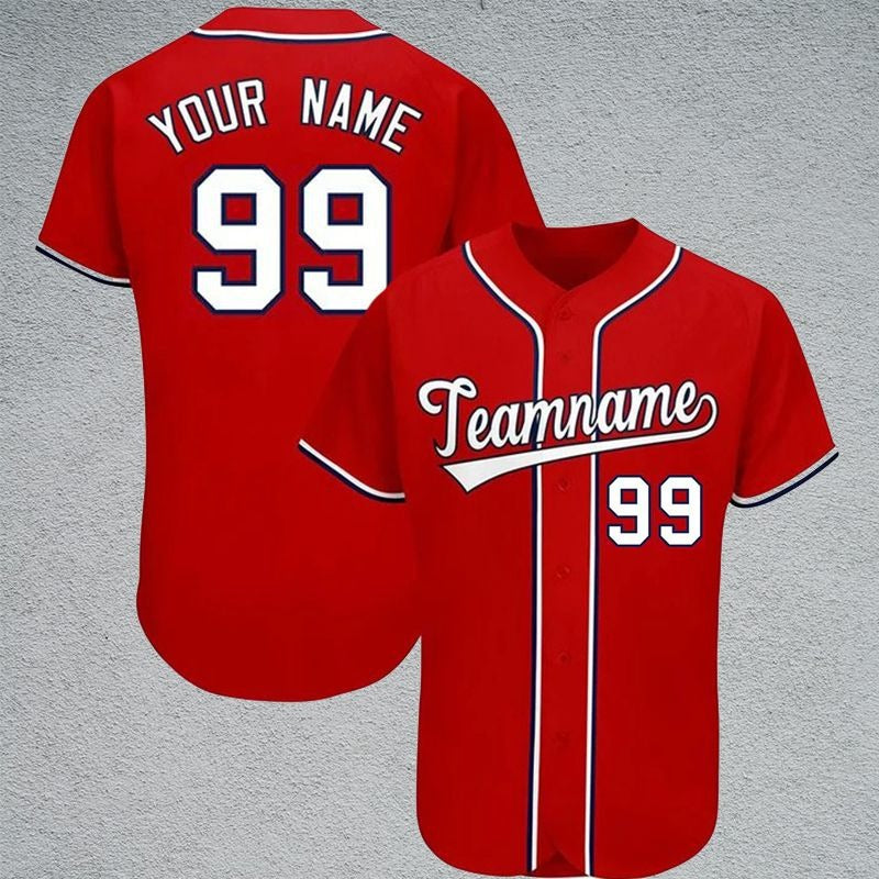 Custom Baseball Jerseys,Personalized Novelty Button-Down Baseball ...