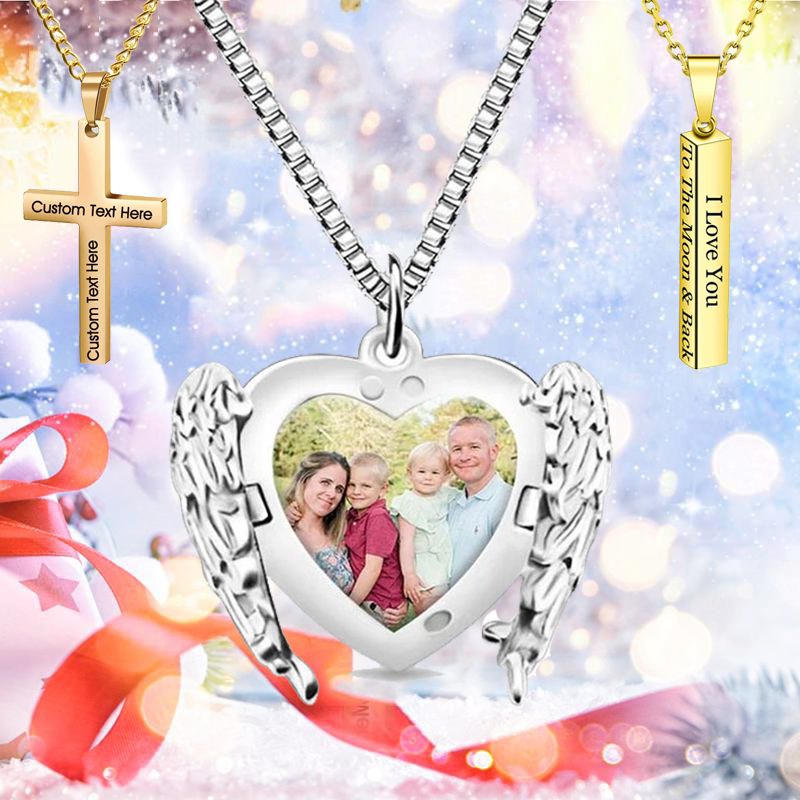 Personalized Photo Necklace,Custom Photo Necklace for Women – Amlion.Store