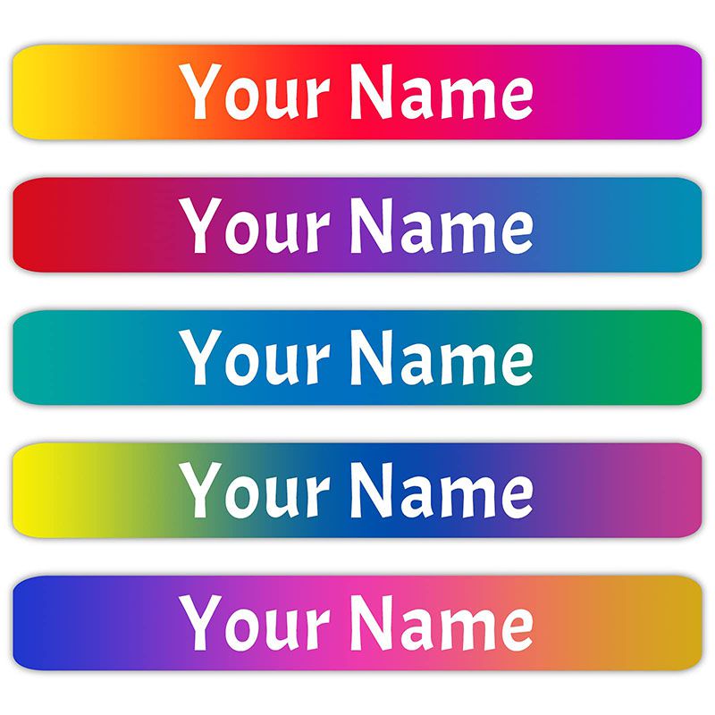 100Pcs Personalized Labels for Kids Waterproof, Custom Name Stickers L ...