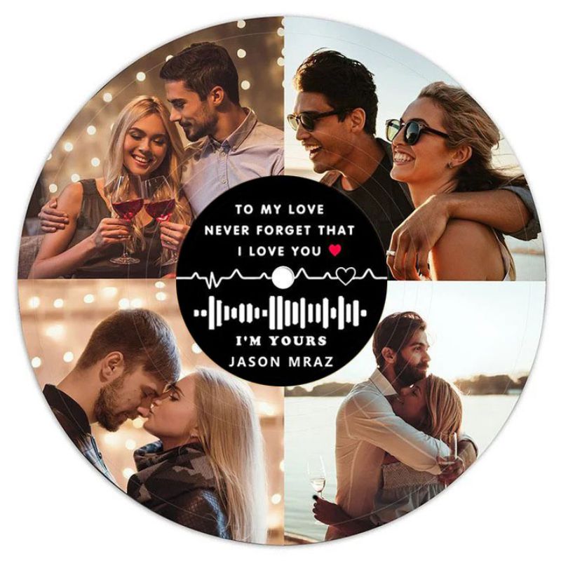 Custom Record Photo Collage,Personalized Vinyl Record Photo Collage, V ...