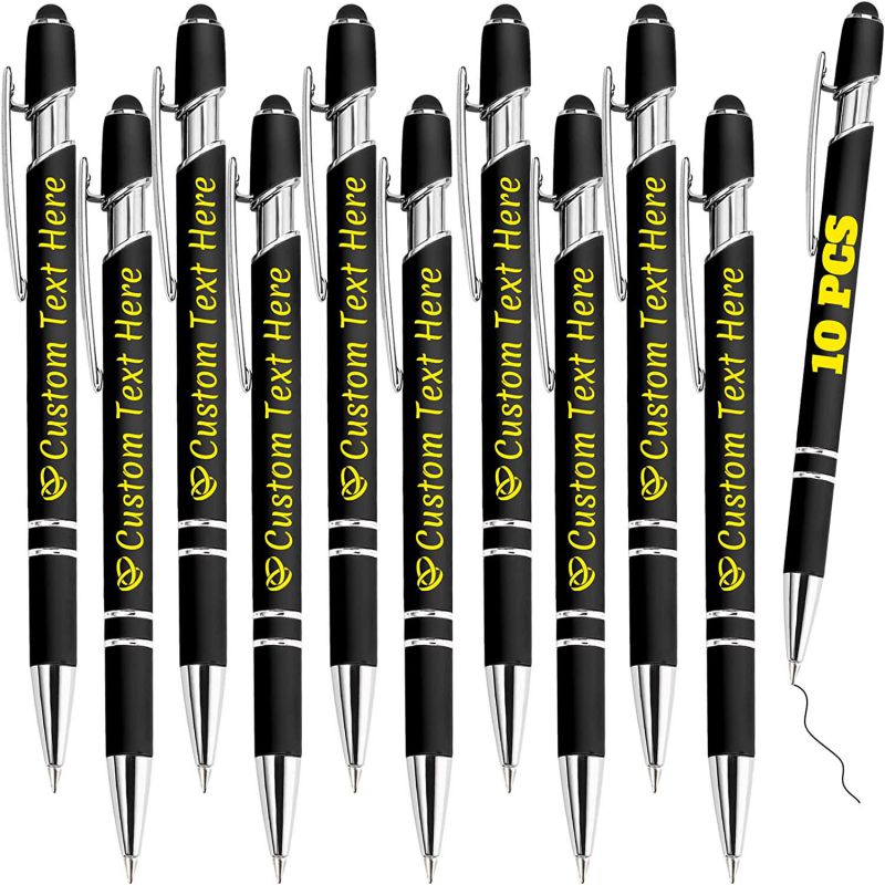 Personalized Pens with Name Custom Printed Ballpoint Pens with Stylus ...